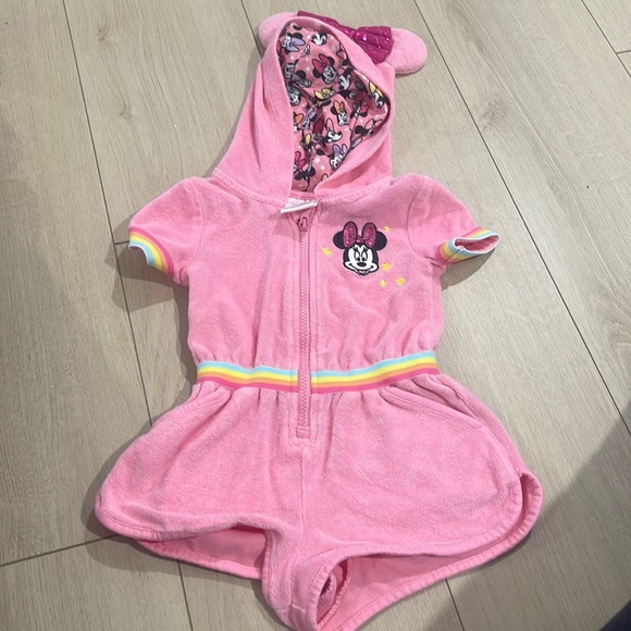Disney | One Pieces | Minnie Mouse Romper 2t Terry | Poshmark